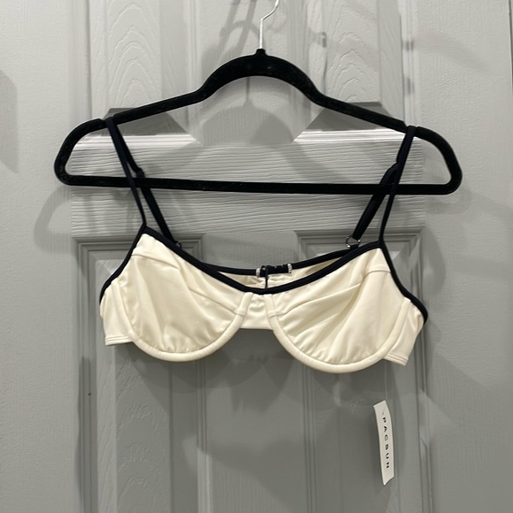 PacSun | Swim | Pacsun Eco Ivory Bonnie Underwire Bralette Bikinitop ...